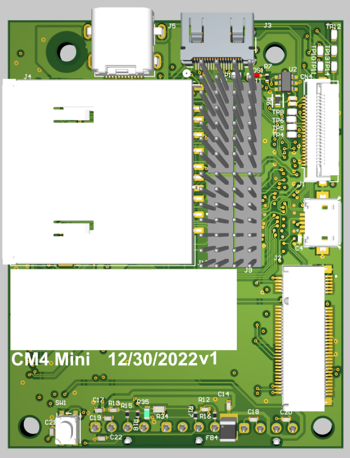 Custom RPi CM4 Carrier Board